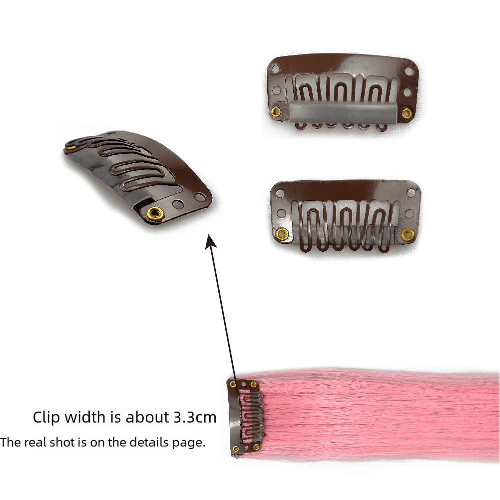 Pieza de peluca de color que cuelga de la oreja, pieza de extensión de ...