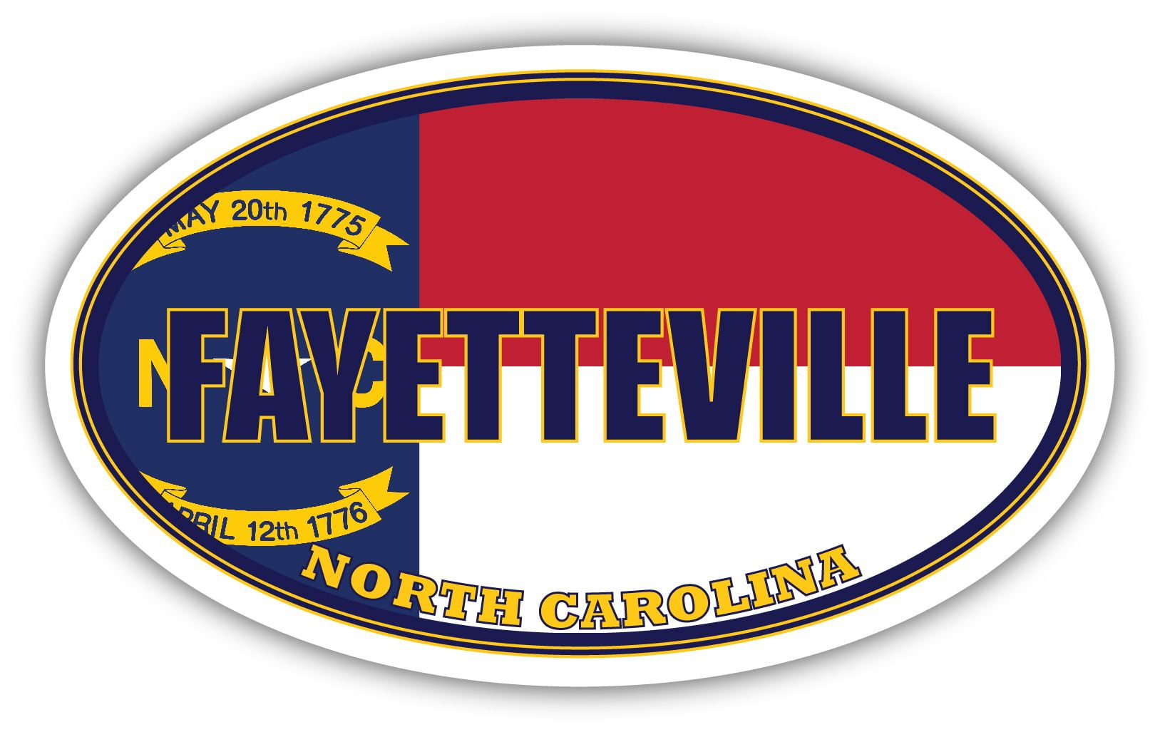 Fayetteville City North Carolina State Flag | NC Flag Cumberland County ...