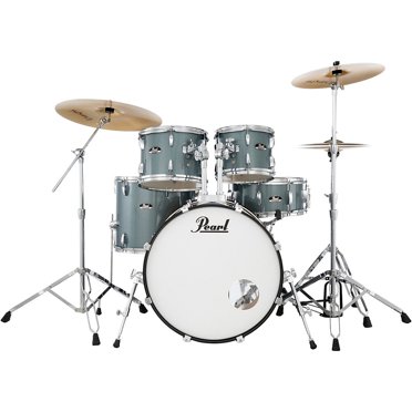 Pearl Roadshow 4-Piece Jazz Drum Set Pure White - Walmart.com