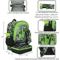 Minecraft Creepers 16" Backpack Set, 5-Piece for School & Travel ...