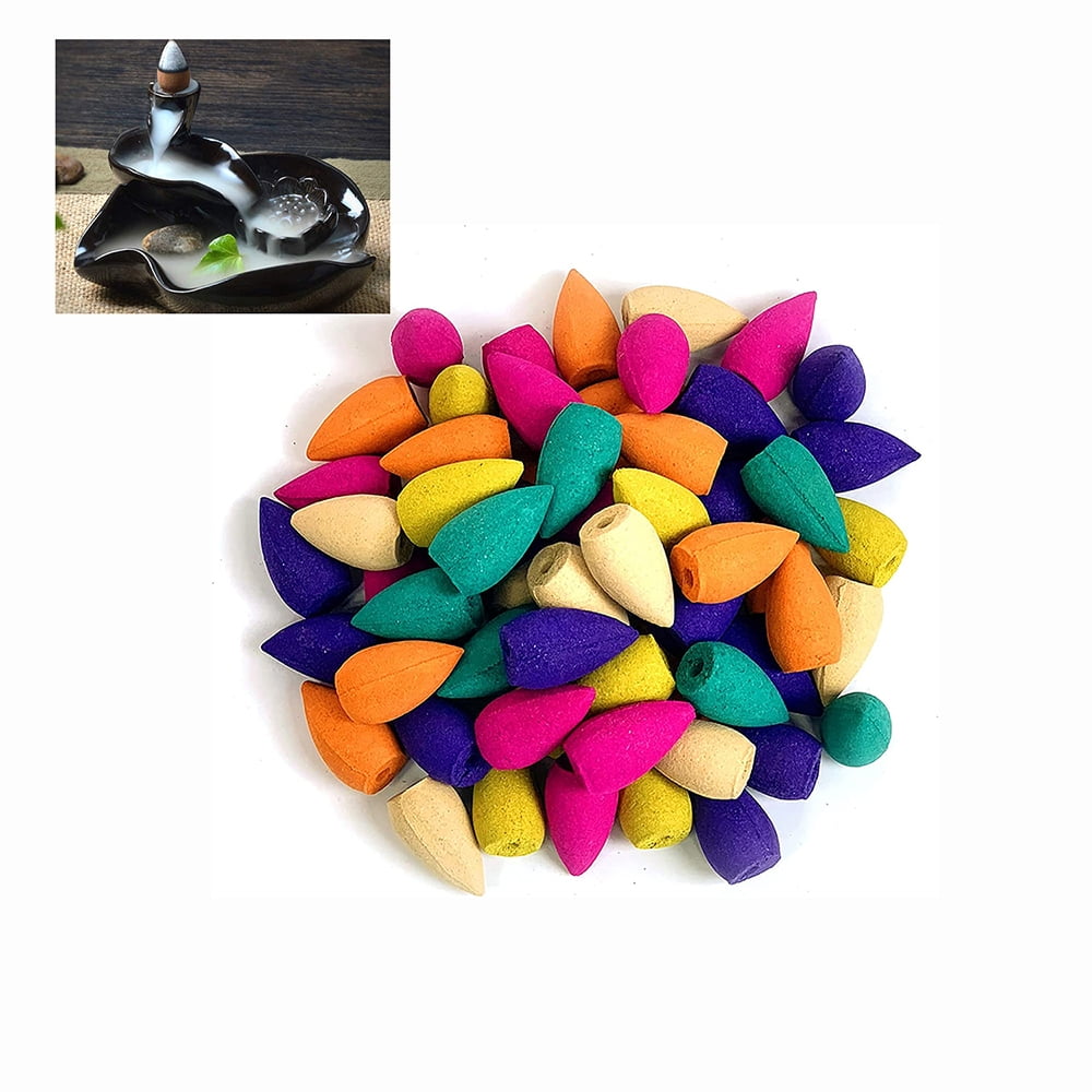 Conos de incienso Chok con reflujo (50 unidades), aromas naturales ...