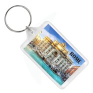 Silver 3D Eiffel Tower Key Chain - Walmart.com