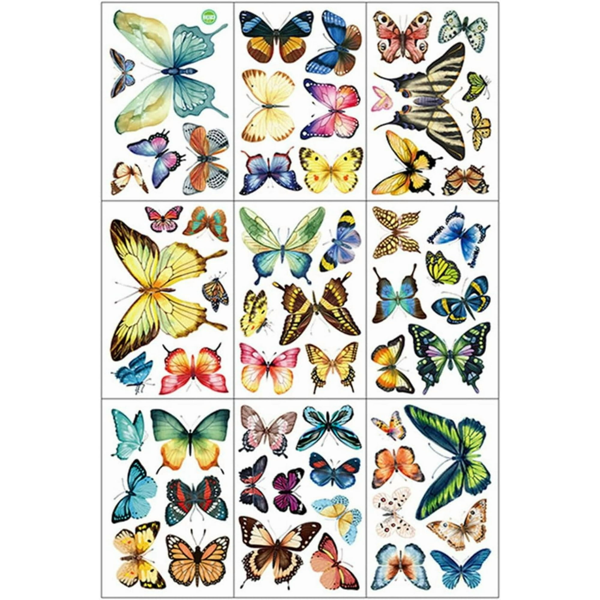 Click here for Unbranded Yazoeia 9 Sheets Colorful Butterfly Wind... prices