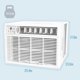 Keystone 25,000 BTU 230-V 1500 Sq. Gt. Window Air Conditioner with ...