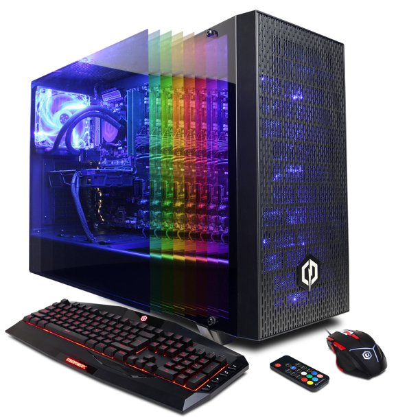 CYBERPOWERPC Gamer Supreme Liquid Cool SLC8760CPG w/ Intel i7-8700K ...