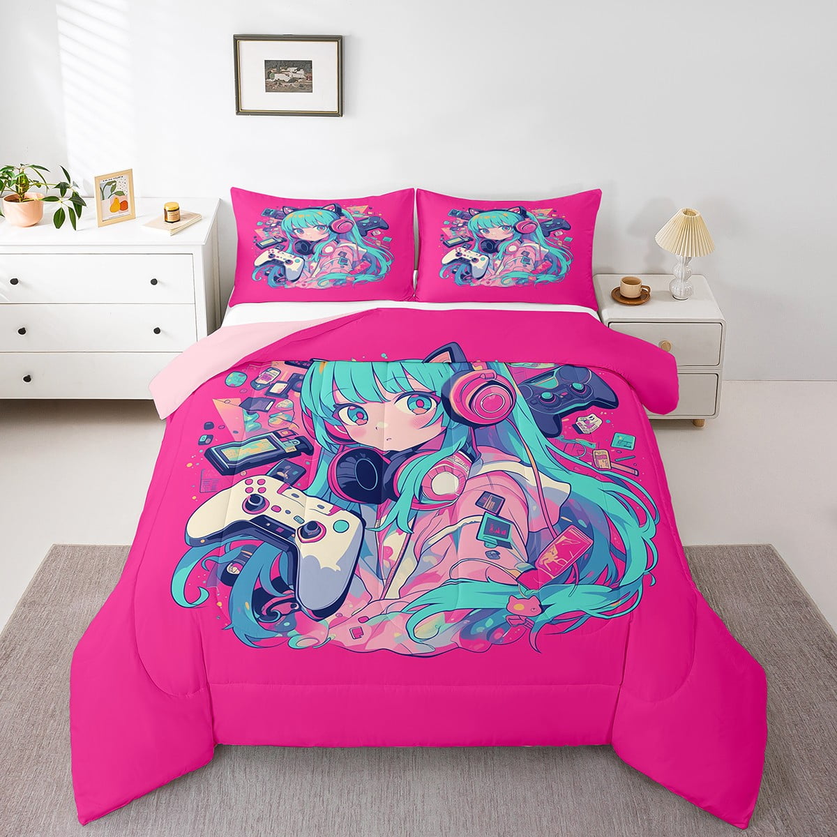 Click here for Erosebridal Anime Princess Bedding Sets Full With... prices