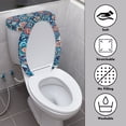 HELLHERO Toilet Top Cover for Soft Elastic Fabric Adjustable Stretchy ...