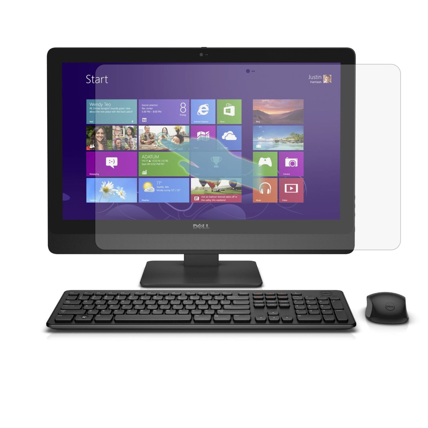 PcProfessional Screen Protector (Set of 2) for Dell Inspiron 5348 23 ...