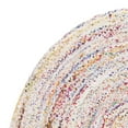 SAFAVIEH Braided Daphne Confetti Striped Area Rug, Ivory/Multi, 6' x 9 ...
