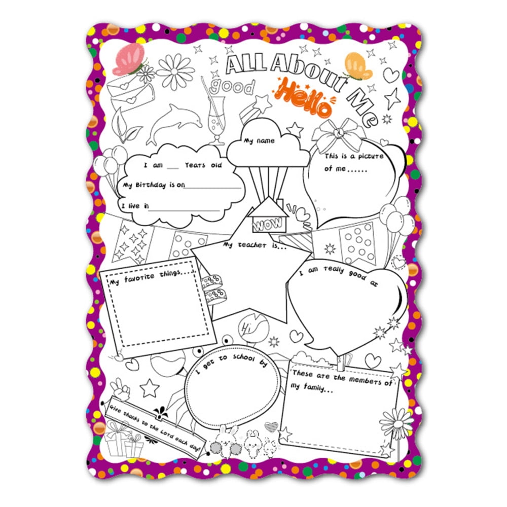 All About Me Poster Ideas For Preschoolers