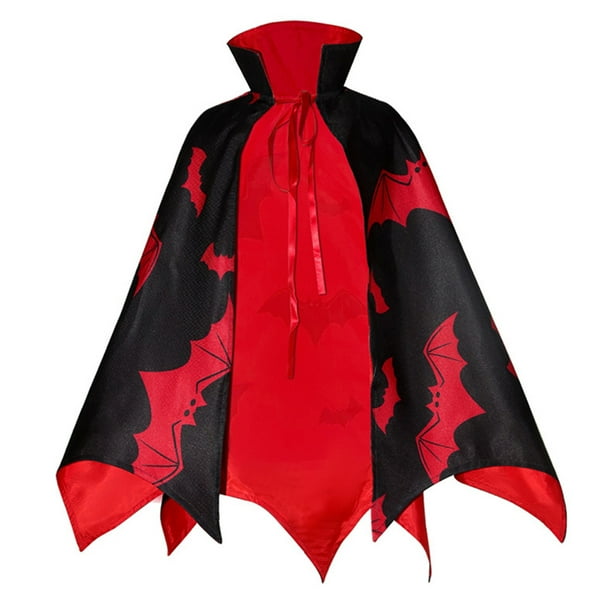 Diconna Halloween Costumes Scary Vampire Costume Cosplay Bat Cape Cloak ...