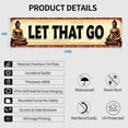 Let That Go Metal Sign 16x4 Inches "LET THAT GO" with Buddha Graphics ...