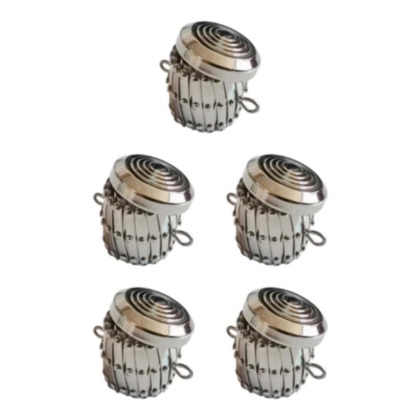 Guardoinrt Open Size Expandable Gate Purse Frame Coin Cylinder with ...