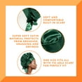 Cantu Satin Tie Bonnet & Scarf, Green - Walmart.com