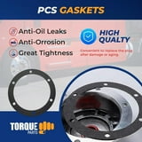 Torque Steer Cast Aluminum Hub Cap for Trailer Axle (Replaces Stemco ...