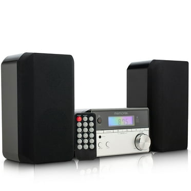 Compact Home Stereo System with Bluetooth, Wall Mountable CD Player for ...