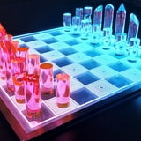 OnDisplay Board Game - 3D Luxe Acrylic Fire & Ice LED Light Glowing ...