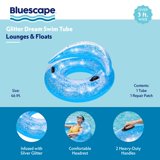 Bluescape 46" Blue Glitter Dream Pool Ring Float, Adult Unisex ...