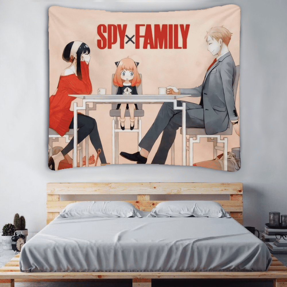 Spy Family Hanging Tapestry Popular Attractive Anime Tapestry Blanket ...