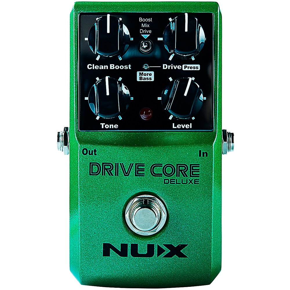 NUX Drive Core Deluxe Booster Blues Driver Effects Pedal Green ...