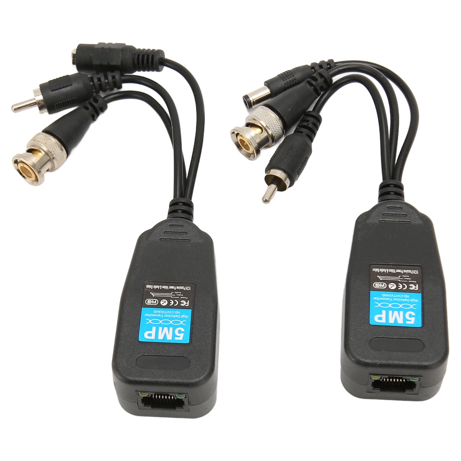 Video Balun Transceptor Video Balun 4K Distancia de transmisión de 300 ...