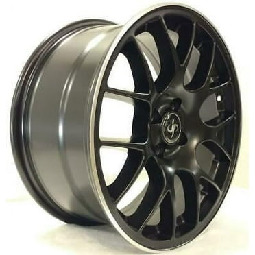 18x8 Black Wheels Set (4) Fits Audi A4, A8, A6, TT, Volkswagen Jetta ...