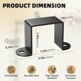 shiyou-1.5"x1.5" Square Tube Strap Clamp | U shaped metal bracket ...
