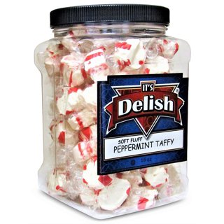 Taffy Shop Sweet Peppermint Salt Water Super Soft Taffy - Share (14oz ...