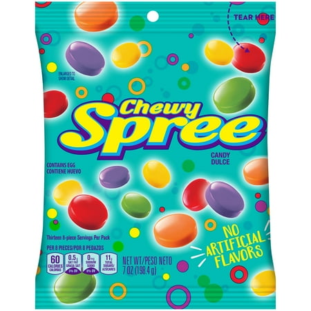 Chewy SPREE Candy 7 oz. Bag - Walmart.com