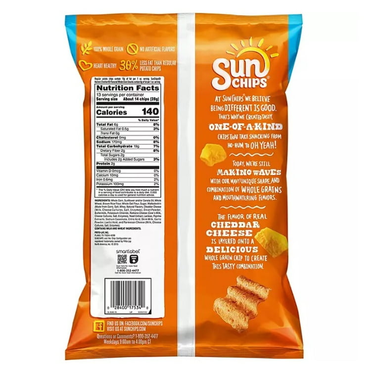 Sun Chips Ingredient Label