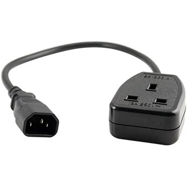 Toptekits PDU/UPS Power Extension Cable 30cm/1ft,Quality UPS Power ...