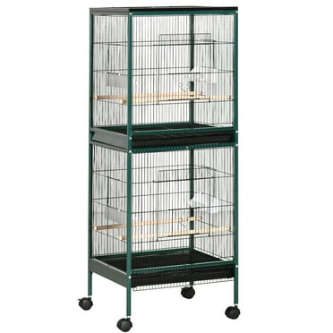 Seny Large Parrot Escape Jumbo Corner Bird Cage Aviary - Walmart.com