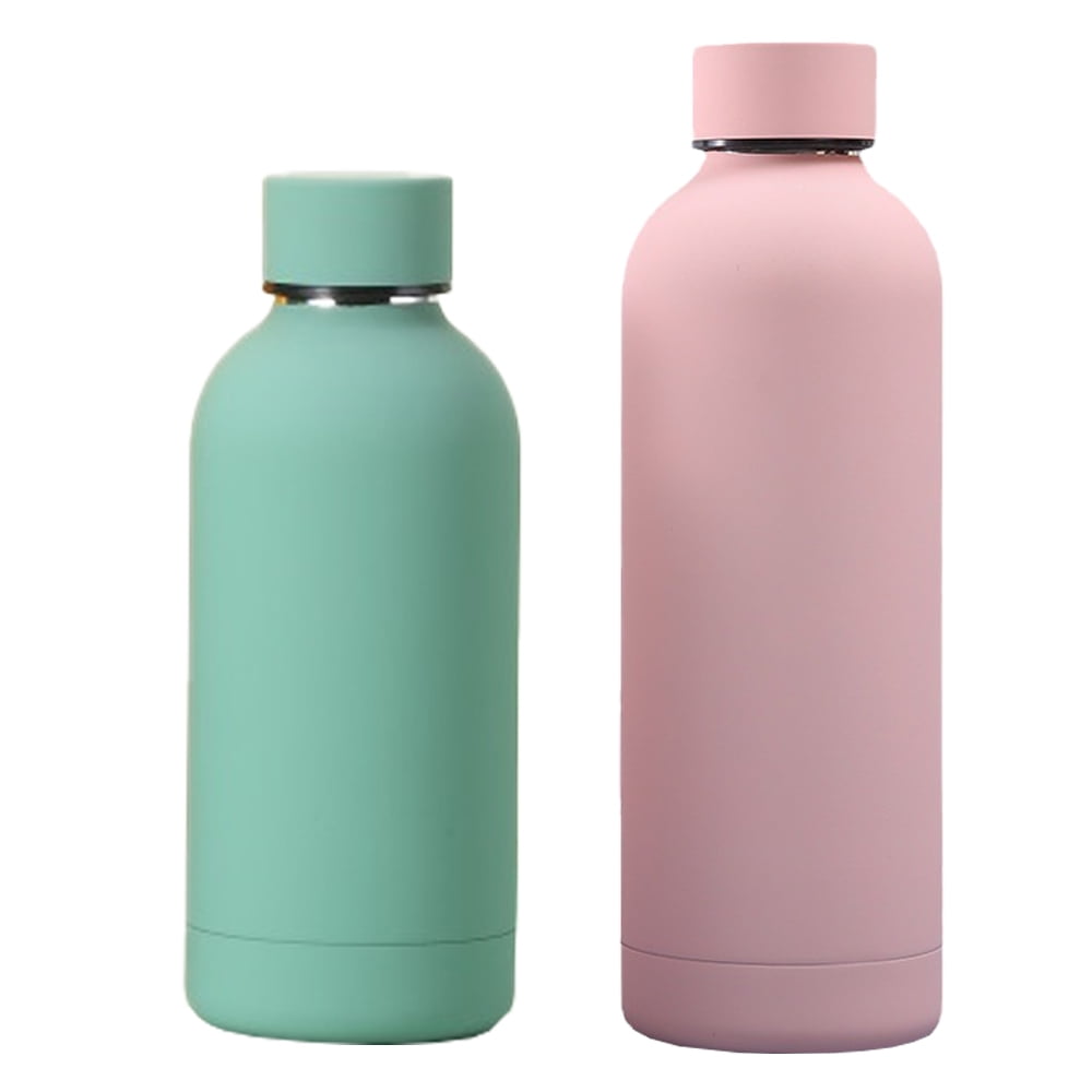 2 Pack Stainless Steel Water Bottle - Thermos Flask - Metal Sports ...