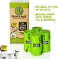 PLANET POOP Home Compostable Dog Poop Bags on Refill Rolls, 60 Standard ...