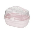 Pet Carrier for Hamsters Carry Cage Small Portable Travel Cage with ...