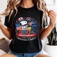 Snoopy America 250 Anniversary Shirt, Patriotic Dog Cartoon Tee ...