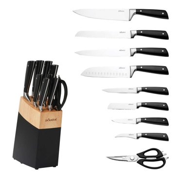Hampton Signature™ Rorik Red - 14 Piece Knife Block Set - Walmart.com