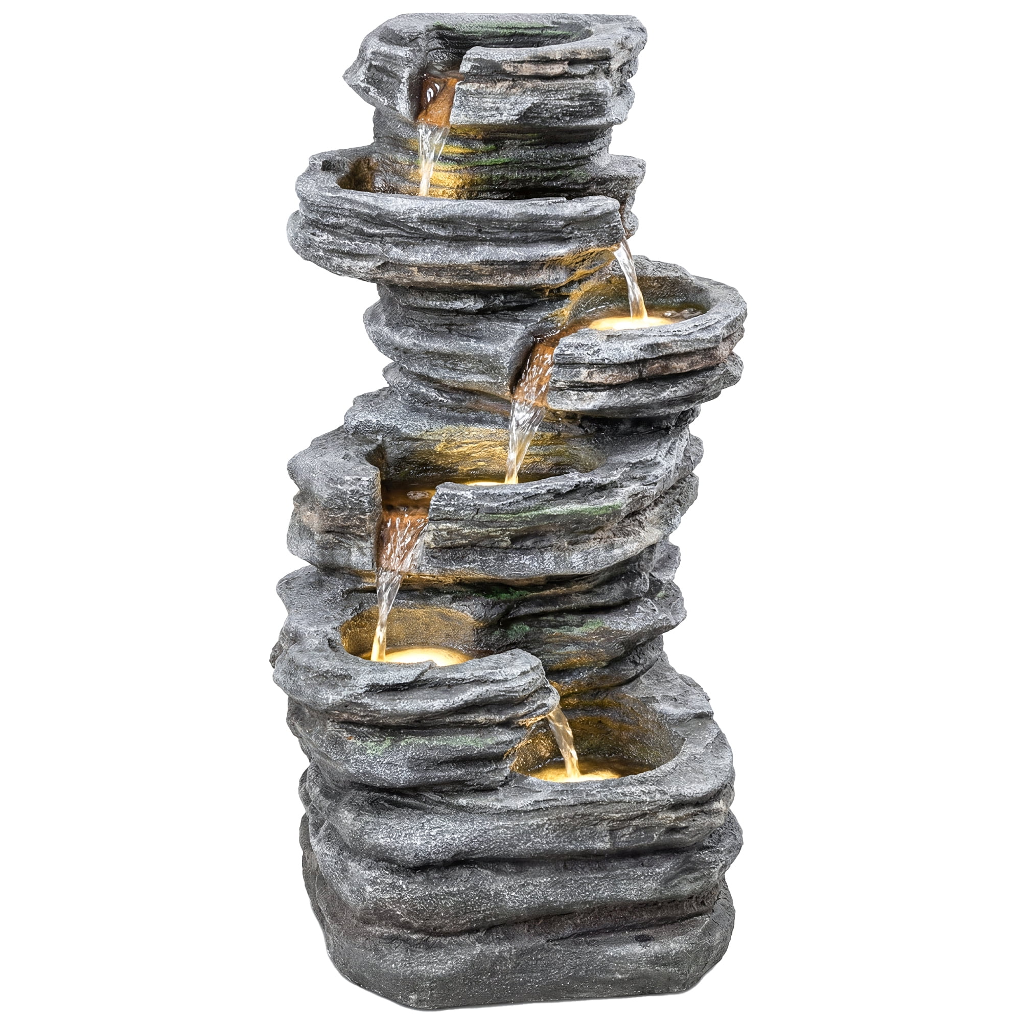 Click here for Outsunny Outdoor 6-Tier Water Fountain  Waterfall... prices