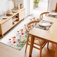 Area Rug 2x6ft Watercolor Spring Plant Area Rugs for Kitchen Runner Rug ...