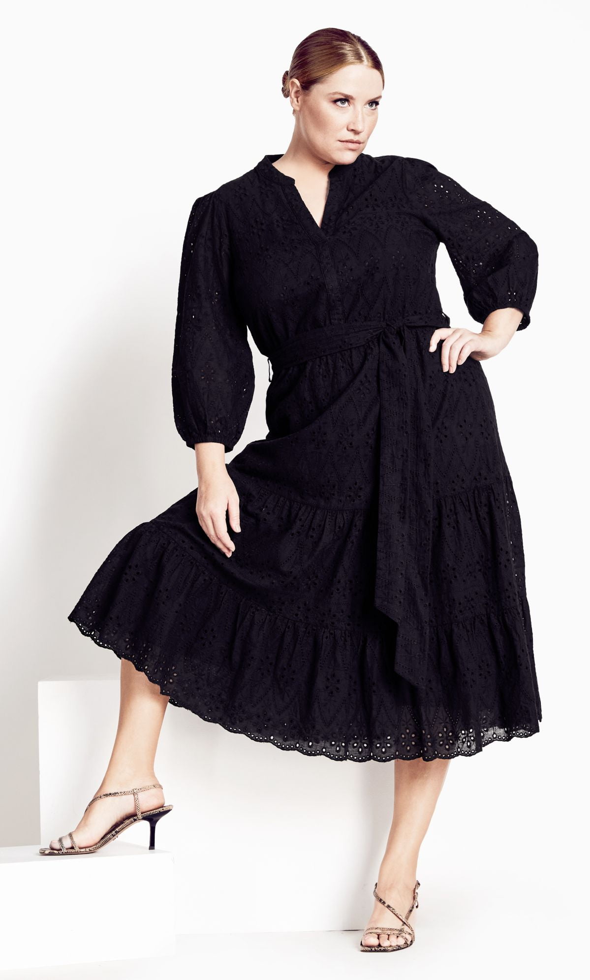 Refinity Women's Plus Size In Detail Dress - Walmart.com