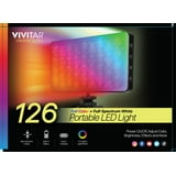 Vivitar Portable Full Color and Full Spectrum White LED Fill Light for ...