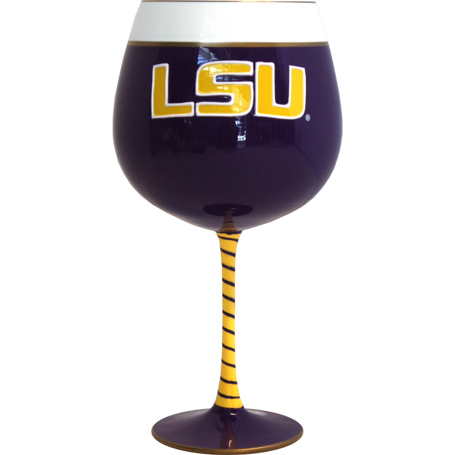 NCAA Lsu Tigers Artisan Wine Glass - Walmart.com - Walmart.com