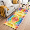 Colorful Sun Hallway Washable Runner Rug 2x6 Cartoon Watercolor Red ...