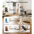 VOCIC Movable Electric Chair Lift with 4 Wheels, Portable Rolling Chair ...