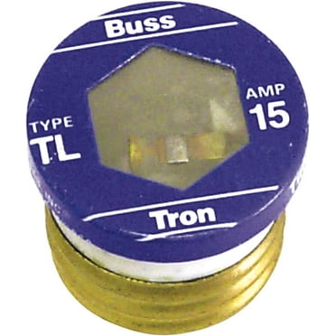 Bussmann BP/TL-20 20 Amp Time Delay, Loaded Link Edison Base Plug Fuse ...