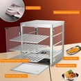 WeChef 20" Commercial Countertop Food 3-Tier Pizza Warmer with LED ...