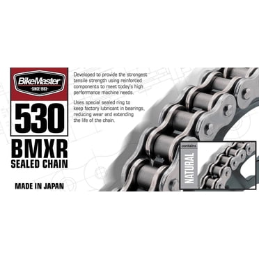 Black/Gold Sz 150 Links Bikemaster 530 BMOR Series Chain - Walmart.com