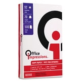Office Impressions Bulk White Copy Paper, 92 Brightness, 20lb, 8-1/2 x ...