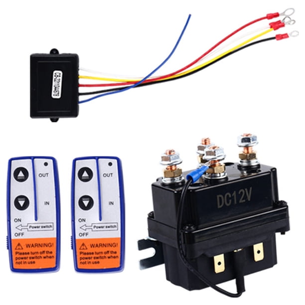 Contactor Solenoide 12V 250A Contactor Remoto Cabrestante Impermeable ...