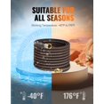 50FT x 5/8" Rubber Garden Hose, Heavy Duty Garden Water Hose, 300 PSI ...